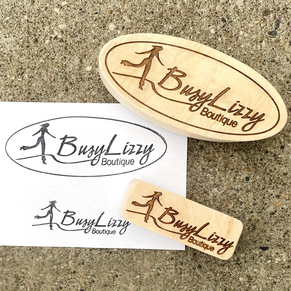 Laser Engraved Custom Rubber Stamps - Brickbubble