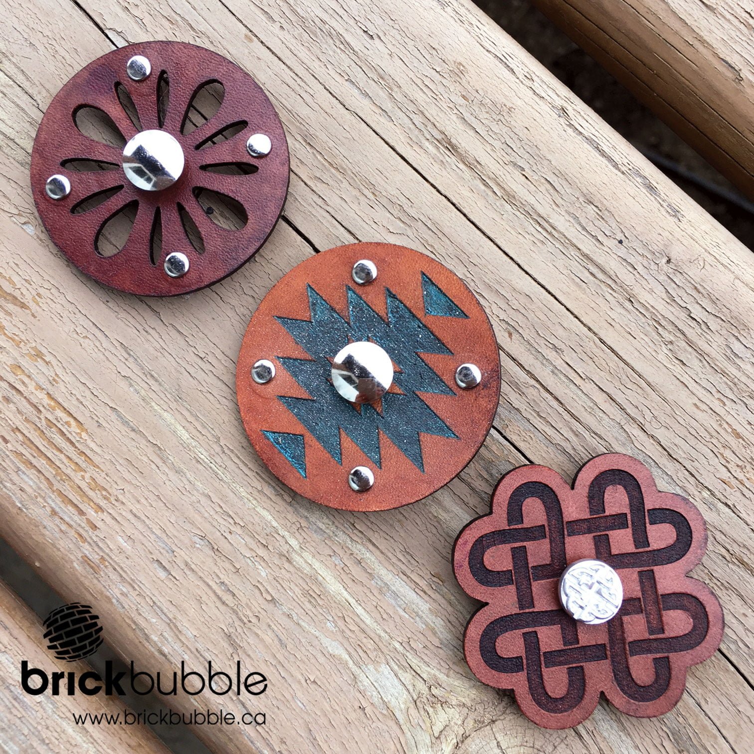 Leather Toggle - Brickbubble