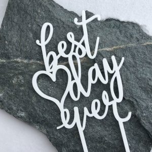 Best Day Ever Topper - Brickbubble