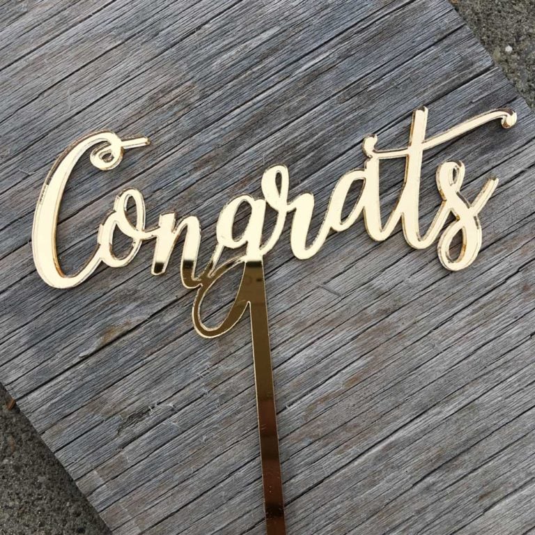 Congrats Topper - Brickbubble